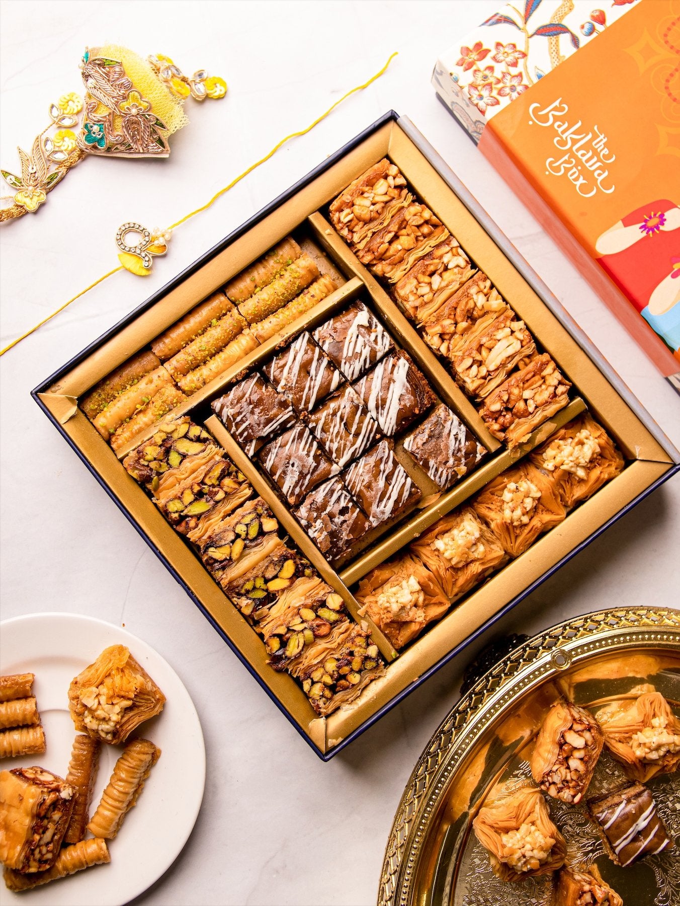 Rakhi Special Boxes for Bhaiya & Bhabhi – THE BAKLAVA BOX