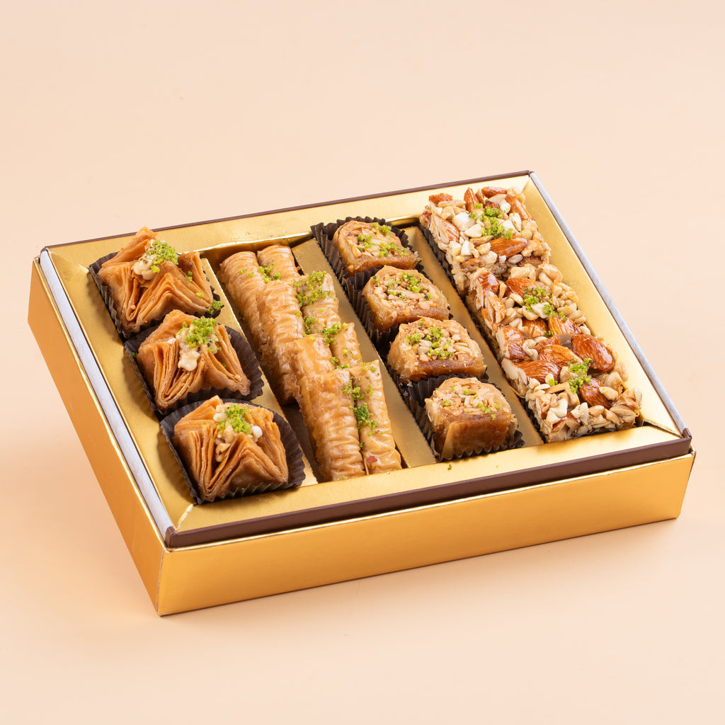 Golden Treat Hamper Baklava Box-350gm – THE BAKLAVA BOX