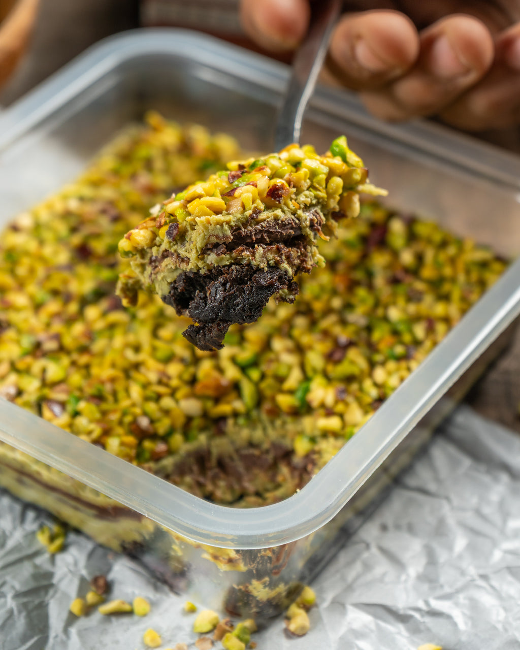 Pistachio Kunafa Fudge – THE BAKLAVA BOX