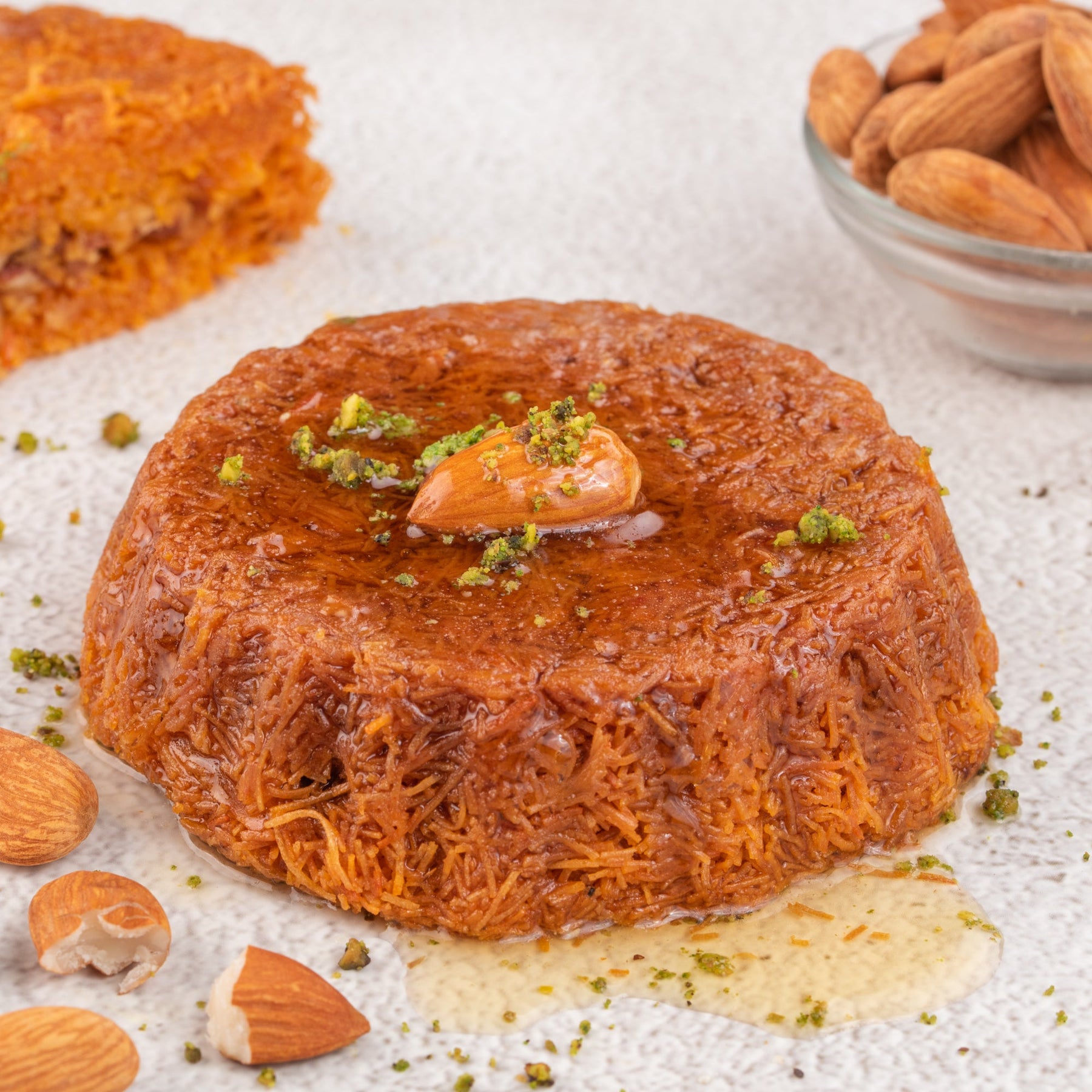 Almond & Milkmaid Kunafa – THE BAKLAVA BOX
