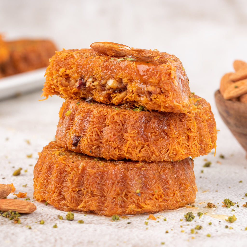 Almond & Milkmaid Kunafa – THE BAKLAVA BOX