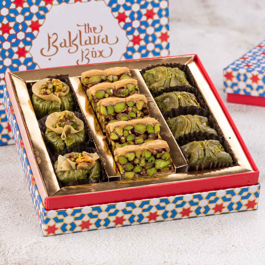Assorted Pistachio Baklava - 250 gm – THE BAKLAVA BOX