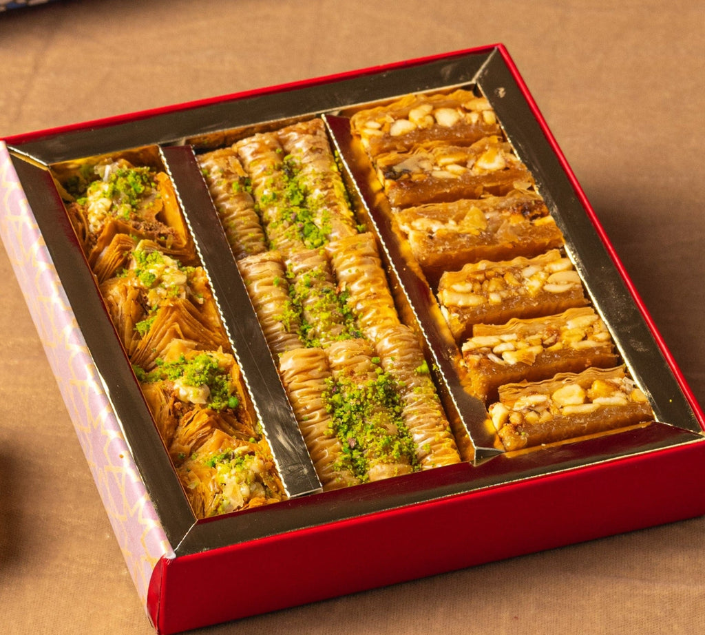 Vegan Assorted Baklava Box - 250 gm – THE BAKLAVA BOX
